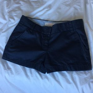 J. Crew | Shorts | J Crew Chino Broken In Shorts In Navy | Poshmark
